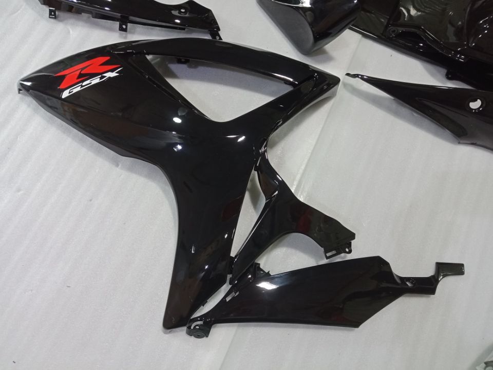 ---AU STOCKING---Gloss Black Fairing Kit For Suzuki GSX-R 600 GSX-R 750 ...