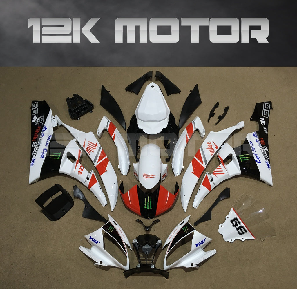 Milwaukee Fairing fit for Yamaha 2006 2007 R6 Fairing Kits