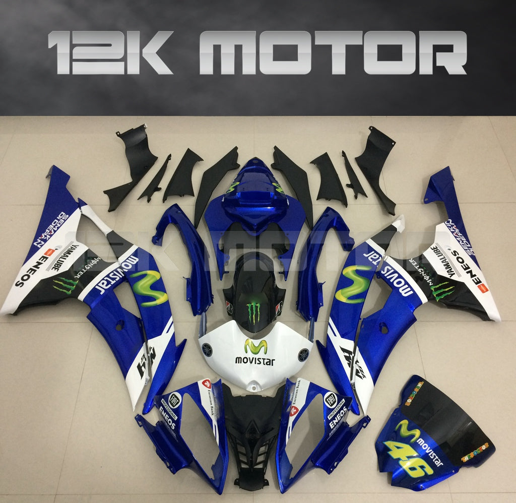 Blue Fairing Kitfit for Yamaha 2008-2016 R6 Aftermarket Fairing Kits