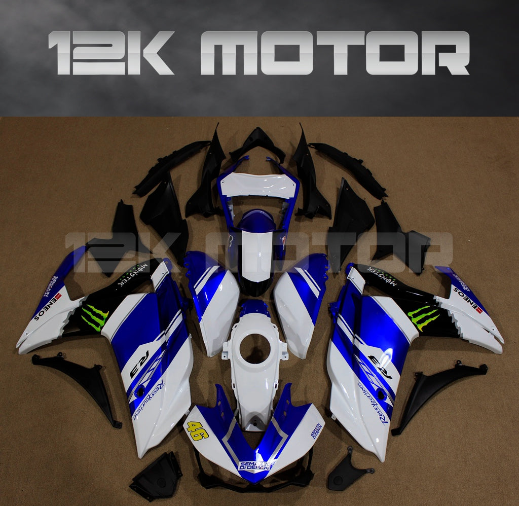 Blue Aftermarket Fairing For Yamaha YZF-R3 2015-2017 Aftermarket ...