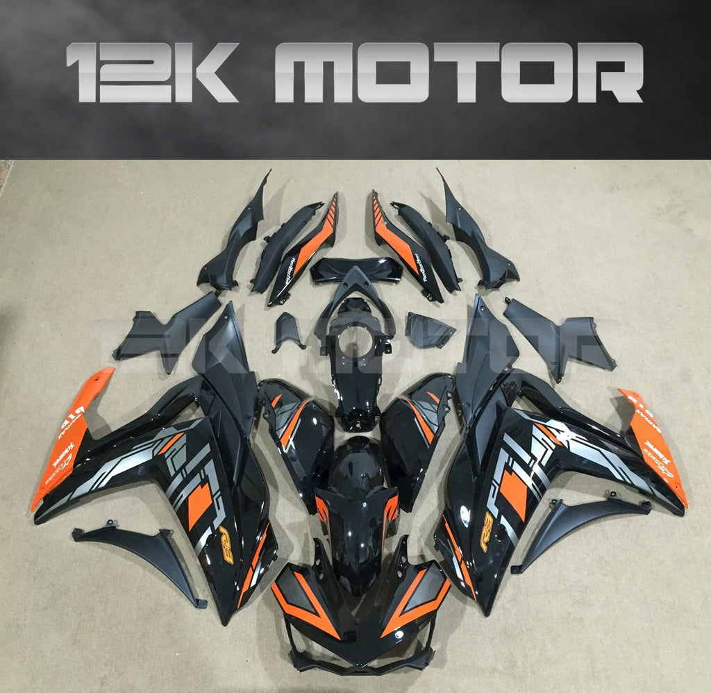 Black Orange Aftermarket Fairing For Yamaha YZF-R3 2015-2017 ...