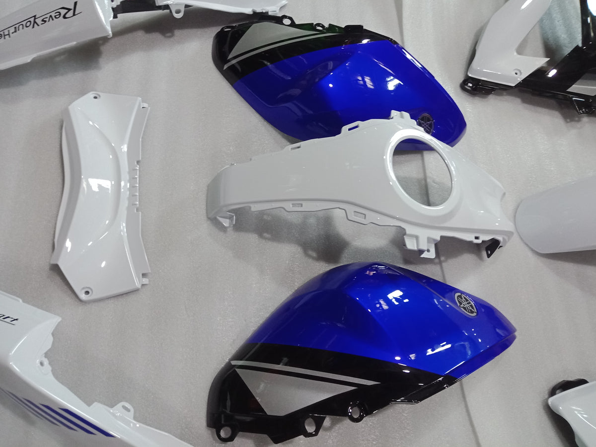 ---AU STOCKING--- White Silver Blue Fairing Kit For Yamaha R3 2015 2016 ...