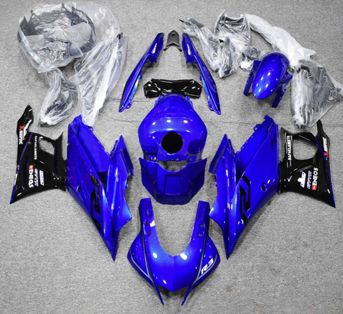 Blue Fairing Kit For YAMAHA R3 R25 2019 - 2023