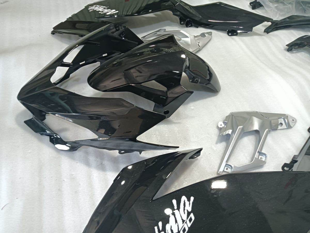 ---AUSTOCKING---Fit Kawasaki Ninja 400 Ninja400 Black Fairing Kit