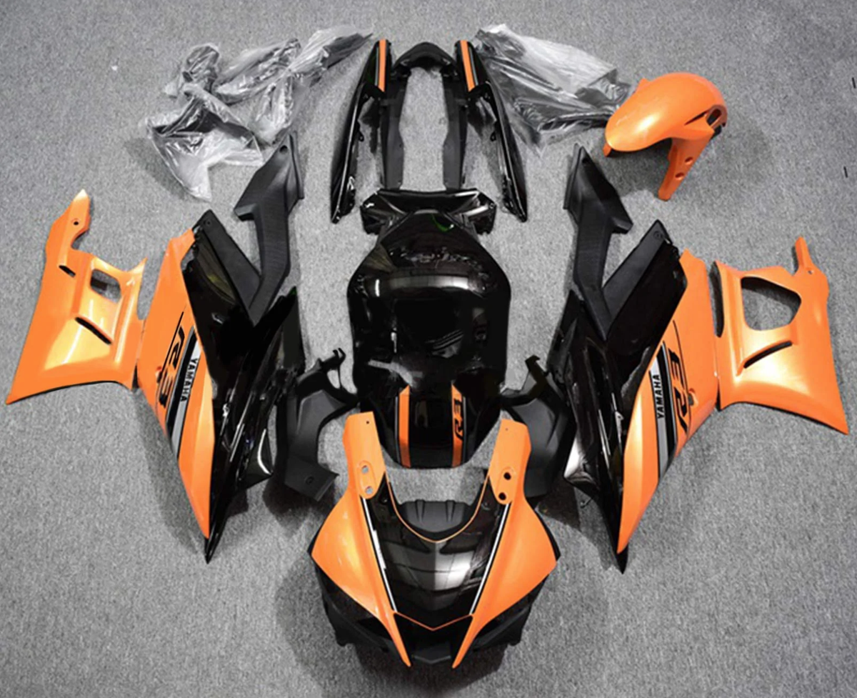 Black Orange Fairing Kit For YAMAHA R3 R25 2019 - 2023