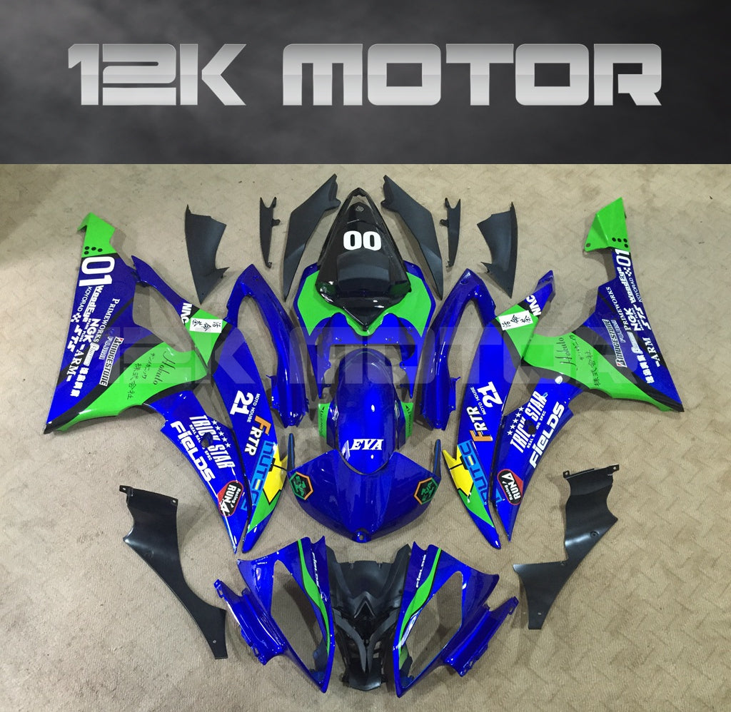 Blue Green Fairing Fit for Yamaha 2008-2016 R6 Fairing Kits