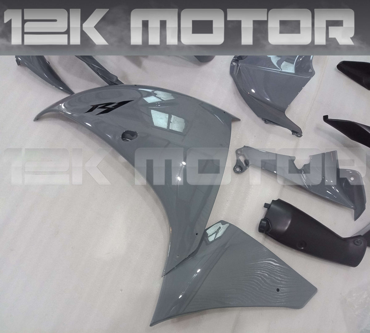 Nardo Grey Fairing for Yamaha R1 2009 2010 2011 2012