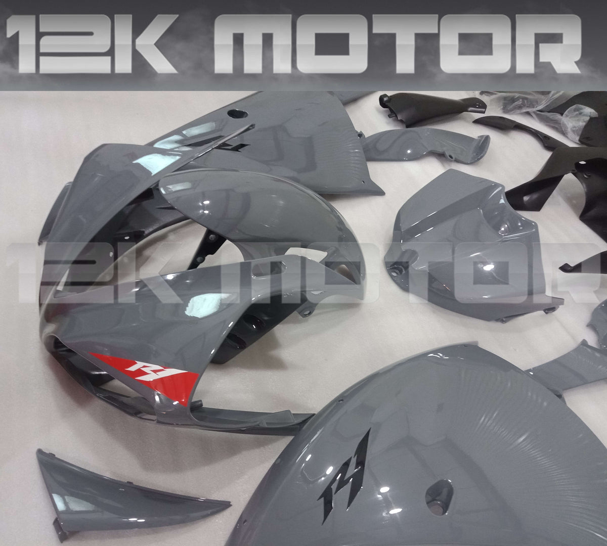 Nardo Grey Fairing for Yamaha R1 2009 2010 2011 2012