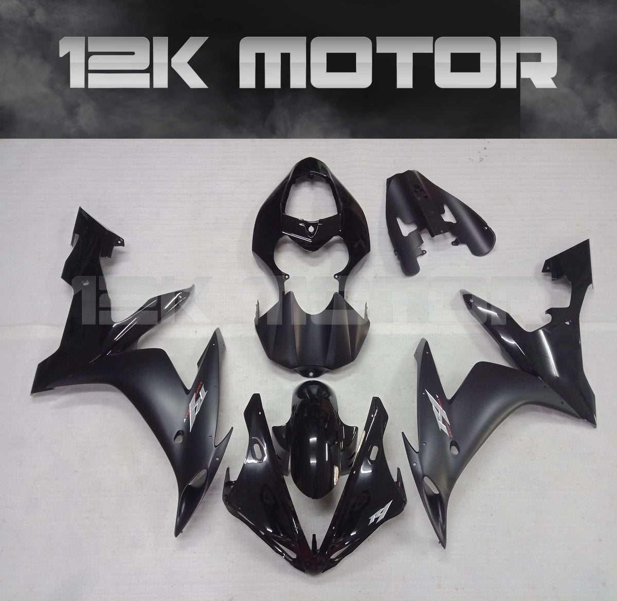 Matt Black Fairing Kits For Yamaha R1 2004 2005 2006 Aftermarket ...