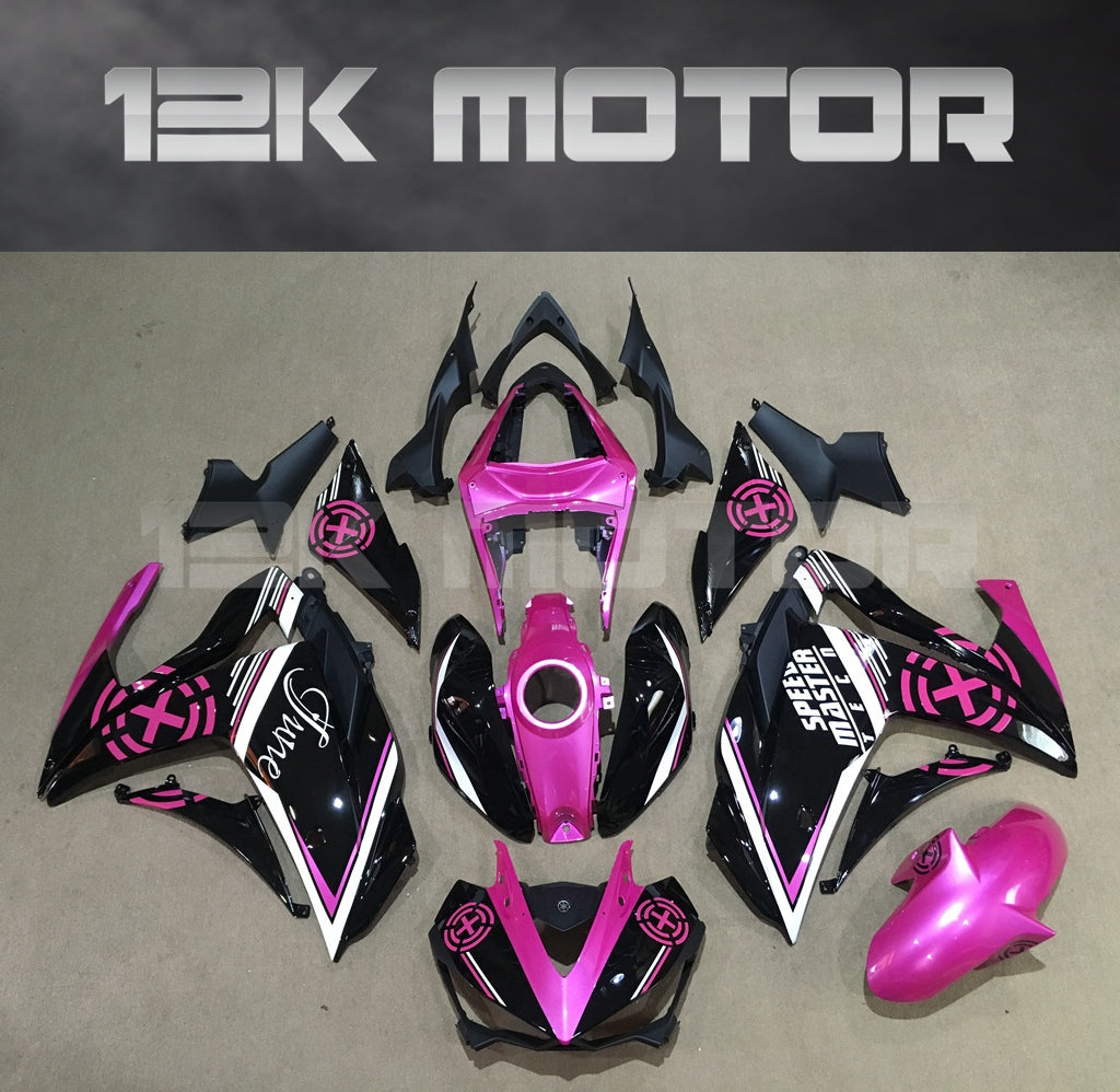 Aftermarket R3 Fairings For Yamaha YZF-R3 motorcycle Pink Black fairing ...