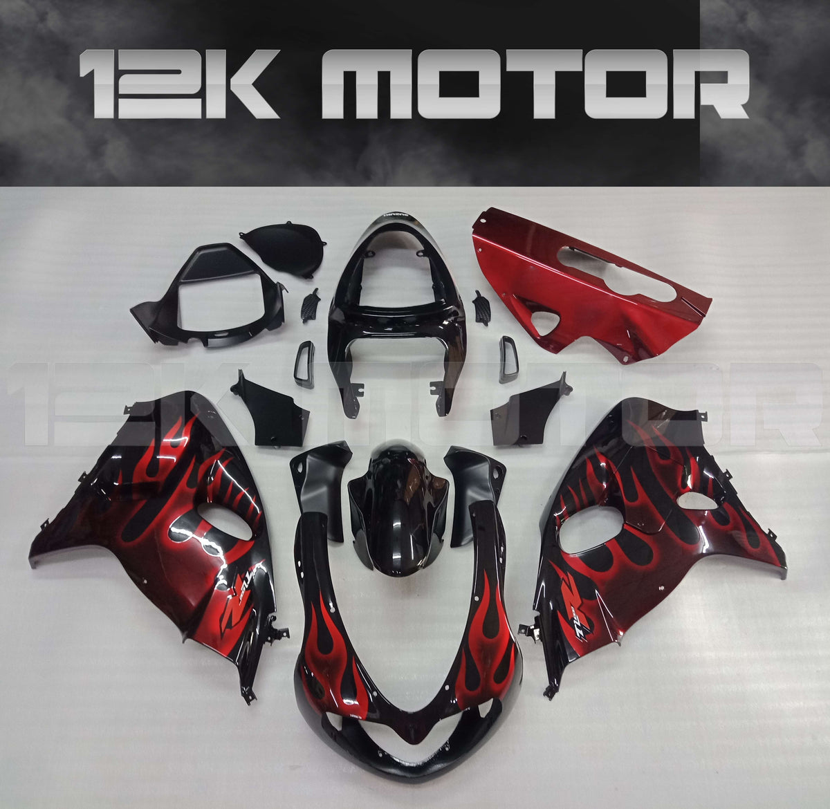 SUZUKI TL1000R 1998-2003 Fairing Red Flame