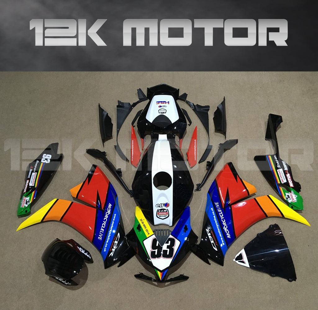 Honda CBR1000RR Rainbow HRC Fairing Kit (2012-2016) | 12K Motor ...