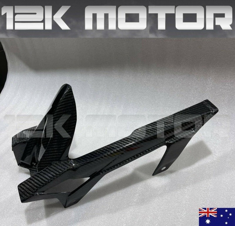 100% Carbon Fiber Rear Hugger Chain Guard Mud-guard for Kawasaki Ninja ...