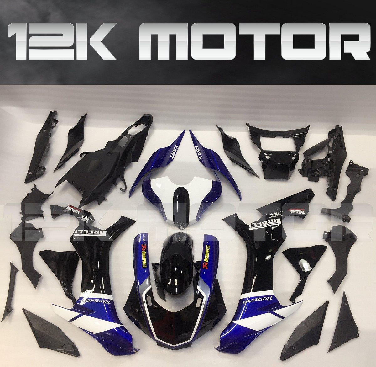 Blue Black Fairing for Yamaha R1 2015-2019 Aftermarket Fairing kits